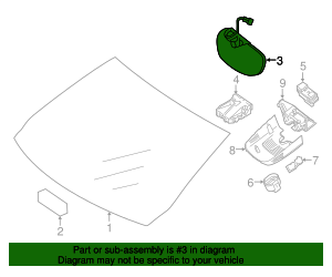 176-810-05-17-9051 - Mirror Inside 2014-2020 Mercedes-Benz | Mercedes ...