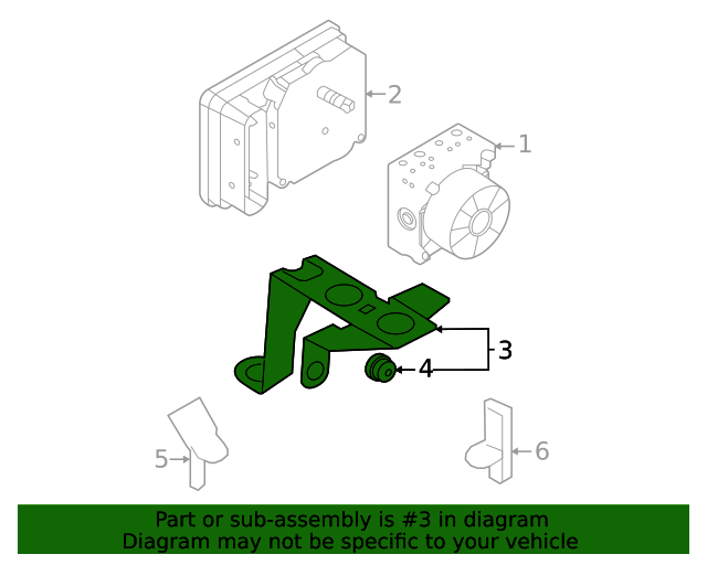 JX6Z-2C304-A 2020-2023 Ford Control Module Bracket | Fairway Ford Parts