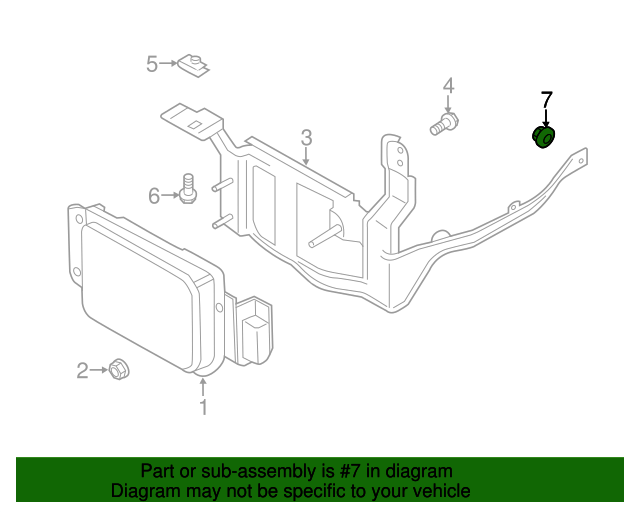 2013-2023 Ford Ft Impact Sensor Nut W714729-S440 | Blue Springs Ford Parts