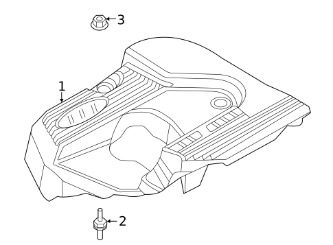 Engine Appearance Cover for 2021 Ford Explorer | Ford Parts Direct