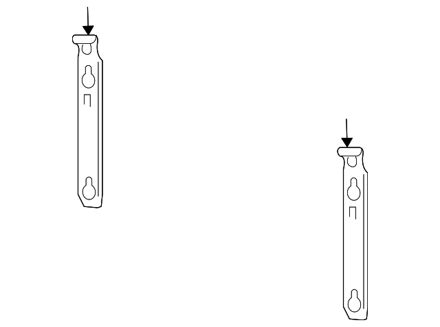 2002-2009 GM Radiator Support Panel Clip 89044550 | TascaParts.com