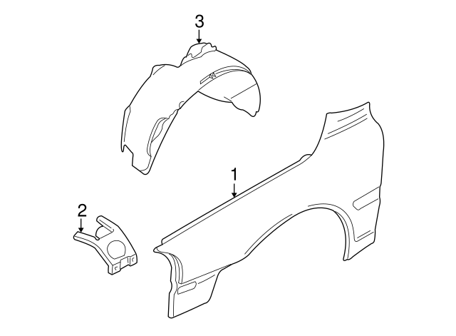 2001-2009 Volvo Fender 30796492 | Volvo Parts CA