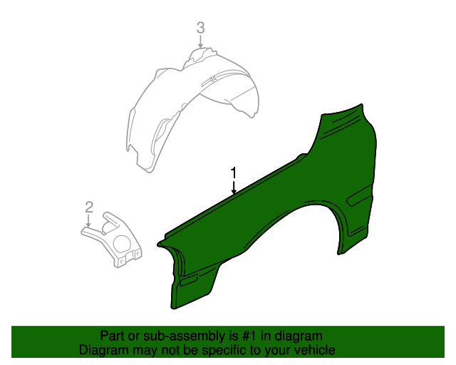 2001-2009 Volvo Fender 30796492 | Volvo Parts CA