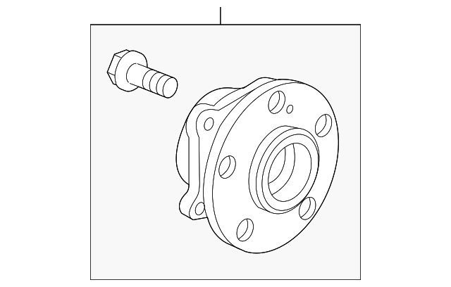 2011 2017 Honda Odyssey Front Hub Bearing Assembly Genuine Honda Parts