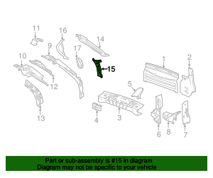 20938279 - F Pocket 2010-2017 GMC Terrain | AutoNationParts.com