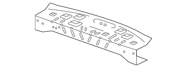 2010-2017 GM Floor Panel Number 6 Cross Bar 23473864 | Auto Parts Express