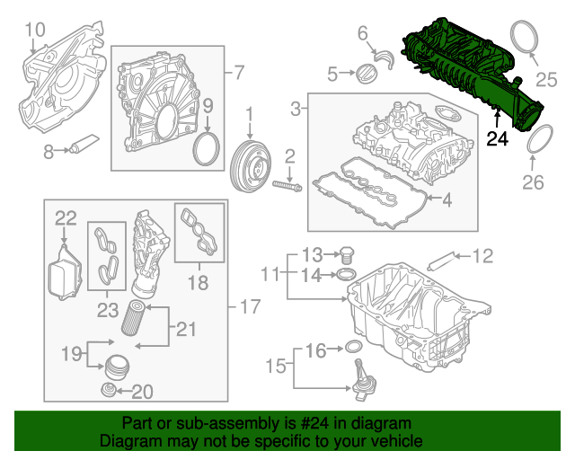 11-61-8-655-825 - Intake Manifold 1.5L B36 Motor (GERMANY ONLY) - 2020 ...