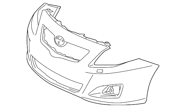 52119-02989 - Cover Front Bumper - 2009-2010 Toyota Corolla | Nucar ...