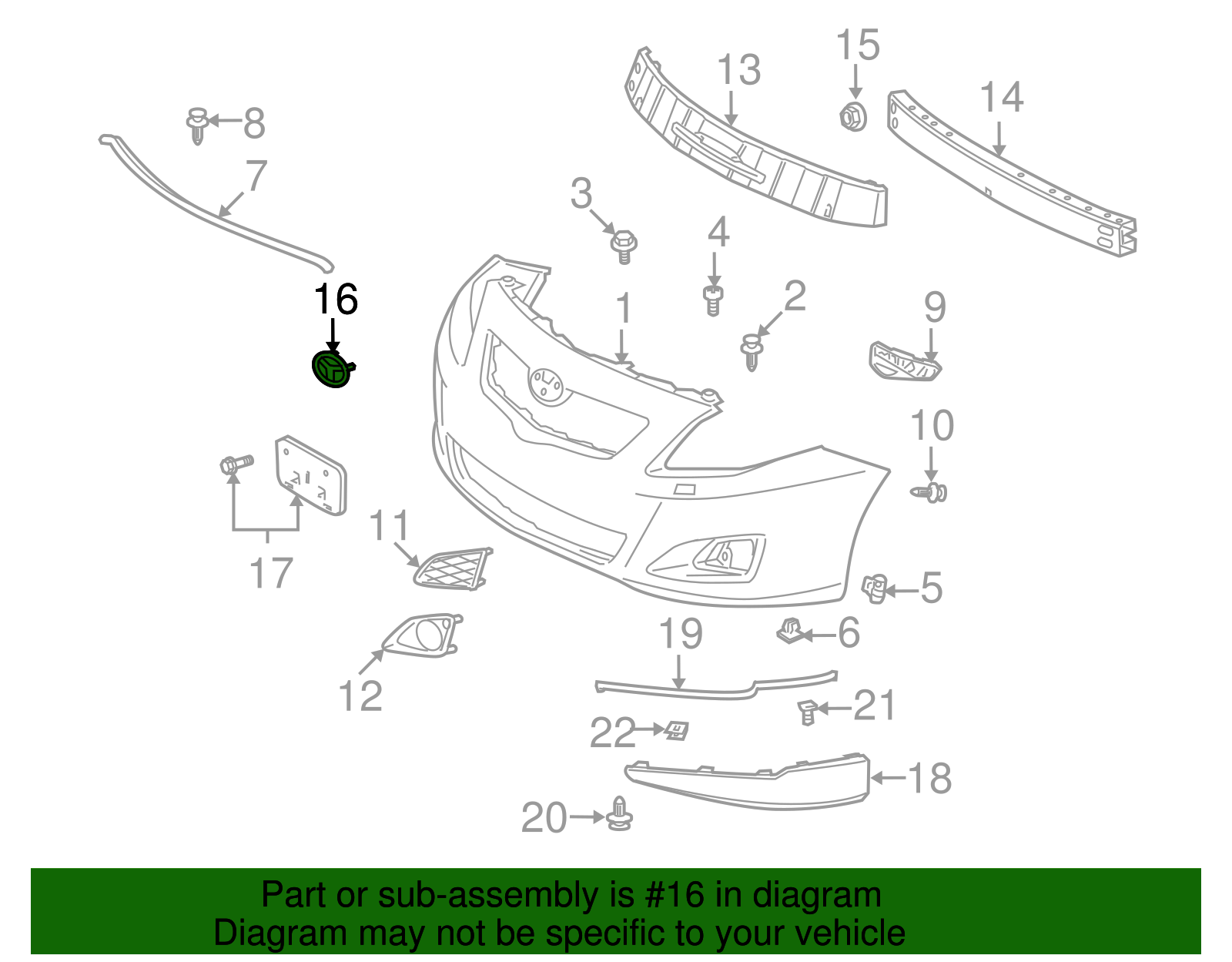2009-2013 Toyota Corolla Genuine Toyota 2009-2013 Corolla Front Grill ...