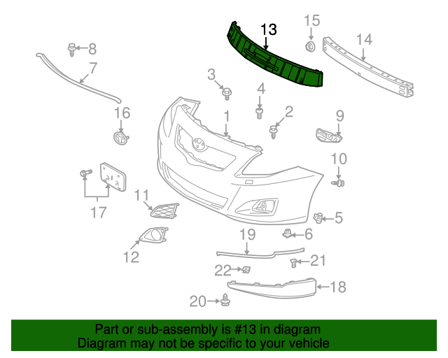 2009-2010 Toyota Corolla Absorber 52611-02170 | Sparks Parts