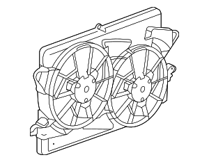 2013-2019 GM Engine Cooling Fan Shroud 23131503 GM | GMPartsDirect.com