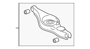 4113A037 - Lower Control Arm 2007-2013 Mitsubishi Outlander ...
