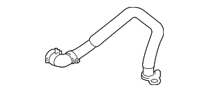 2017-2019 Jaguar F-Pace Radiator Coolant Hose T4A13873 | JaguarParts.com