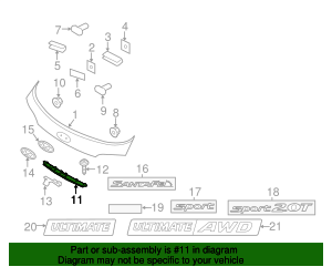 2017-2018 Hyundai Santa Fe Sport Lower Trim 87372-4Z500 | World OEM ...