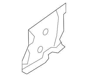 2011-2012 Nissan Leaf Outer Rail Bracket - Driver's Side (LH) 751F7 ...