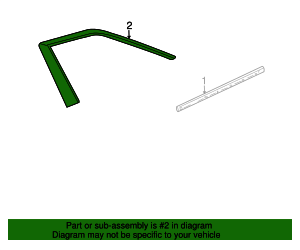 2009-2014 Cadillac CTS Applique Replaces Part Number 25955039 19351545 ...