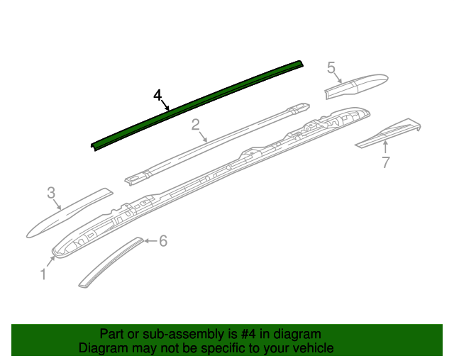 2017-2020 Chrysler Rail Cover 68510246aa | TascaParts.com