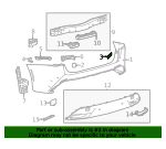 Toyota Bumper Cover Tape Part# 7589553010 | Toyota Of Colorado Springs ...