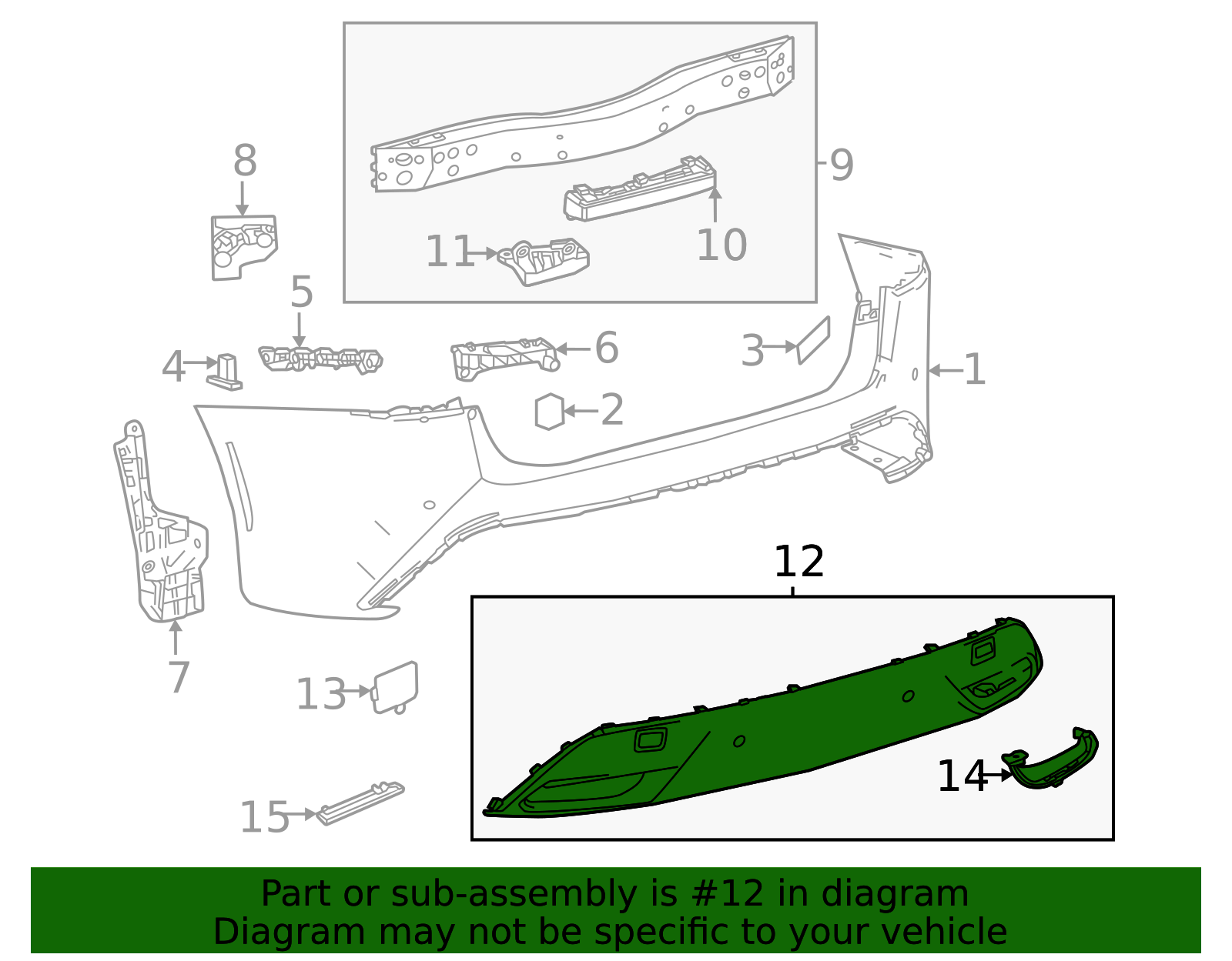 2022-2024 Toyota Mirai Lower Cover 52108-62901 | Toyota Parts Center
