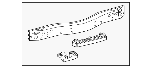 2021-2024 Toyota Mirai Impact Bar 52023-62050 | Toyota Parts Center