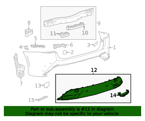 2022-2024 Toyota Mirai Lower Cover 52108-62901 | Toyota Parts Center