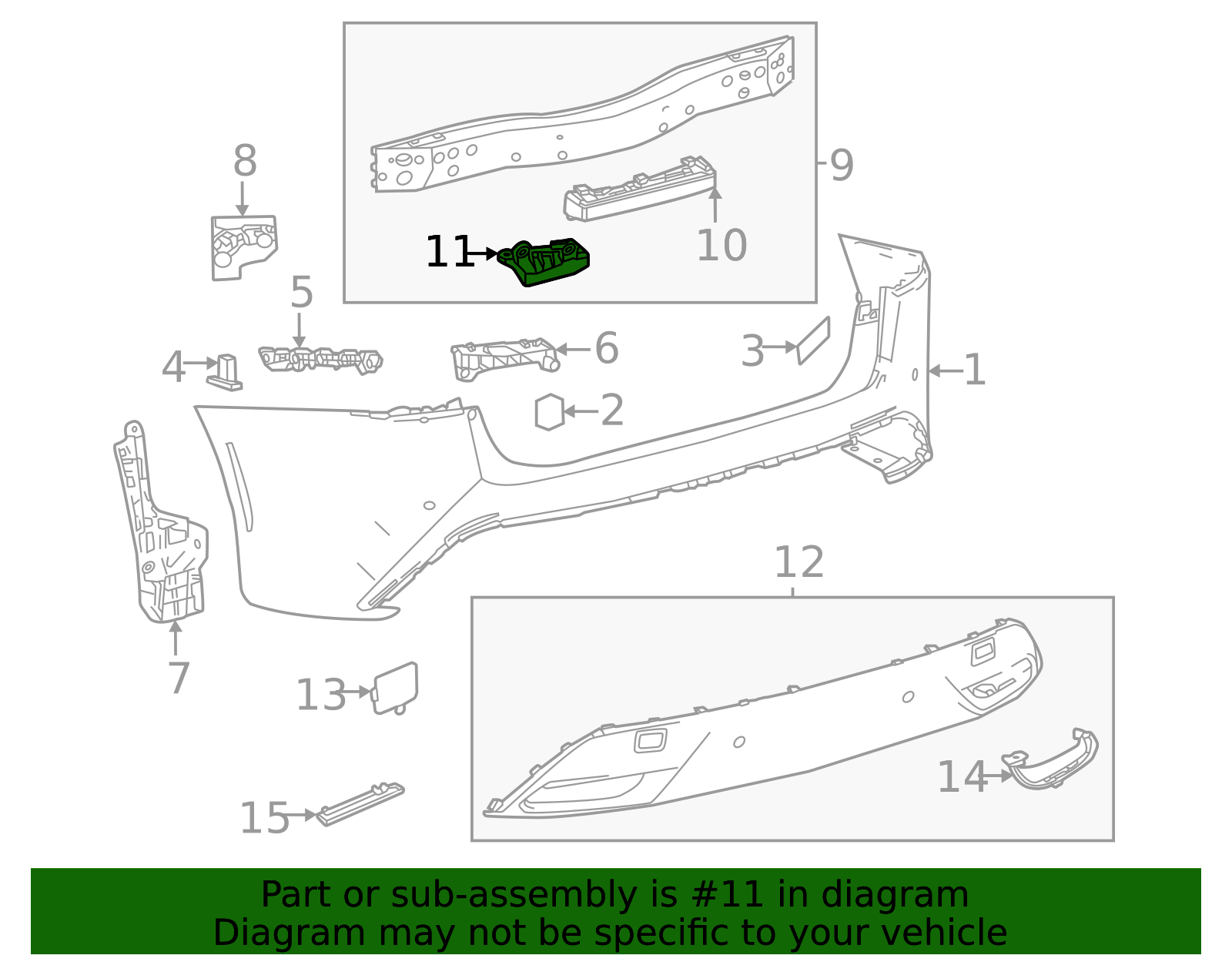 2021-2024 Toyota Mirai Reinforced Plate 52174-62010 | Toyota Parts Center
