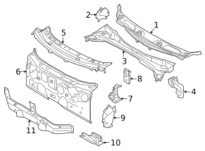 Genuine BMW 41-00-7-387-000 | Lower Dash Panel | FREE Shipping on Most ...