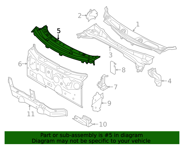 Genuine BMW 41-00-7-401-984 | Upper Dash Panel | FREE Shipping on Most ...