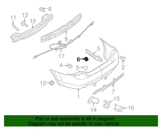 2006-2024 Ford Tail Lamp Assembly Nut W708319-S300 | Blue Springs Ford