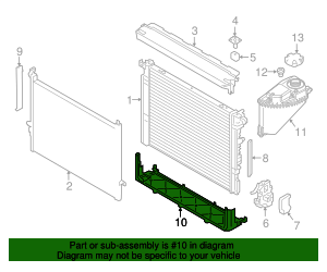 2016-2023 BMW Lower Cover 17-11-8-632-119 | BMW Parts
