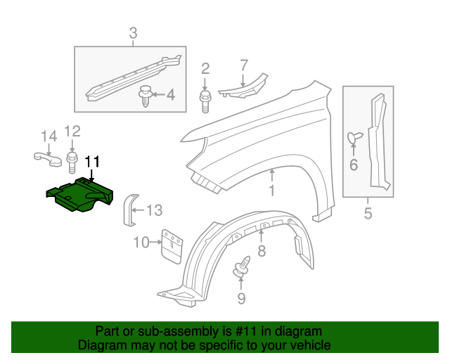 53795-60051 - Closure Panel - 2010-2020 Lexus GX460 | MyLexusParts