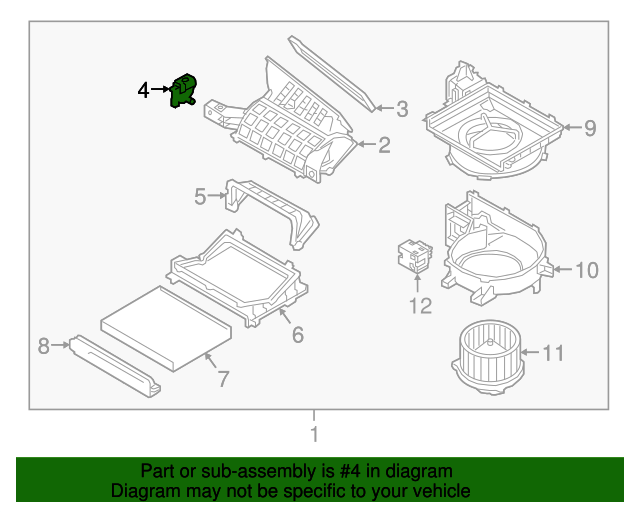 2018-2020 Kia Actuator Intake 97124 F2000 | QuirkParts