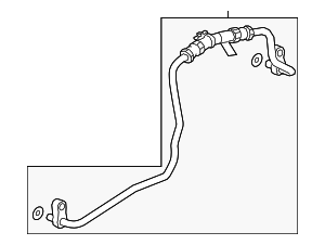 2019-2023 GM Automatic Transmission Fluid Cooler Outlet Pipe 24288993 ...