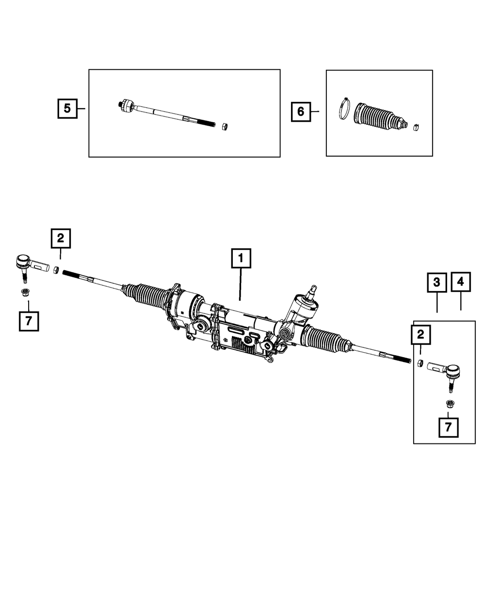 2015-2024 Ram Rack And Pinion Gear 68628857AA | My Mopar Parts