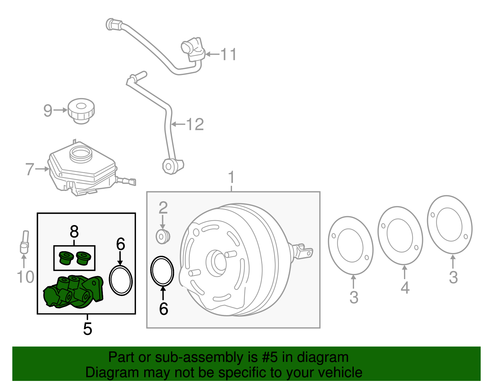 34336851095 - 2012-2021 BMW Master Cylinder (34-33-6-851-095) | BMW of ...