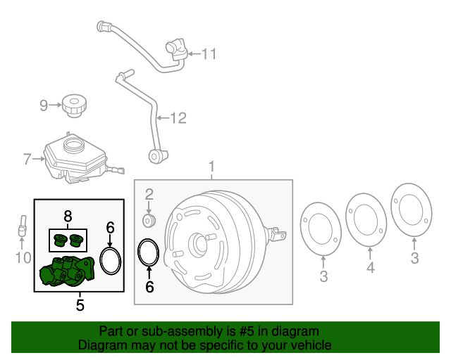 34336851095 - 2012-2023 BMW Master Cylinder (34-33-6-851-095) | BMW of ...