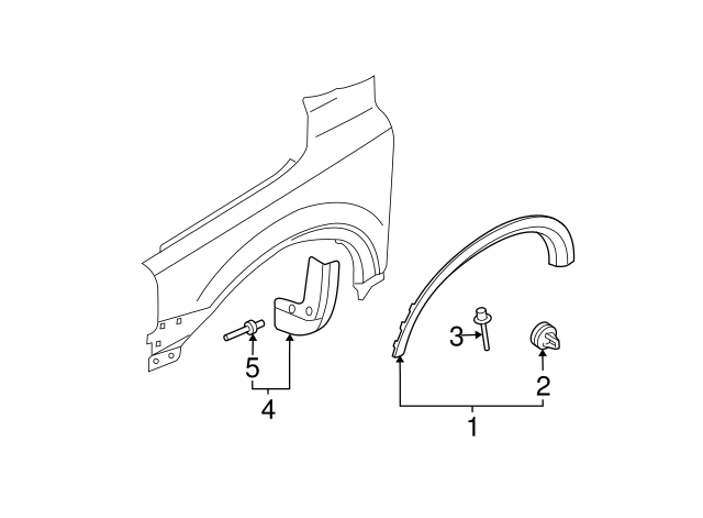 31373331 - Mudflaps - Front - 2003-2014 Volvo XC90 | Volvo OEM Parts Direct