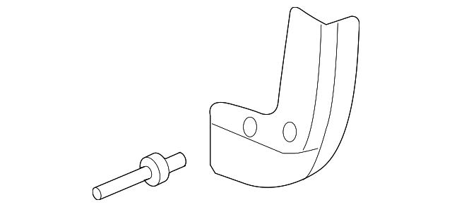 31373331 - Mudflaps - Front - 2003-2014 Volvo XC90 | Volvo OEM Parts Direct