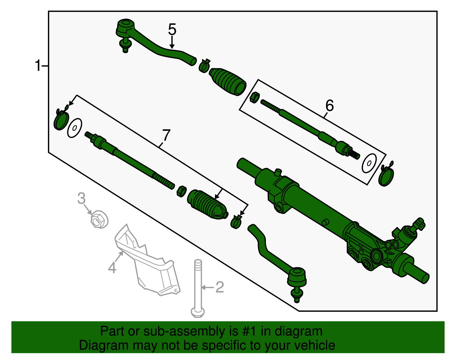 2014-2018 Nissan Altima Gear Assembly 49001-3TA1B | Nissan Parts Central