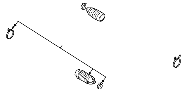 2013-2020 Nissan Boot Kit D8203-3KA0A | QuirkParts