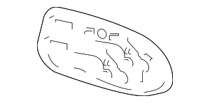 2015-2018 Toyota Yaris Mirror Glass 87961-0D540 | Toyota Parts Center