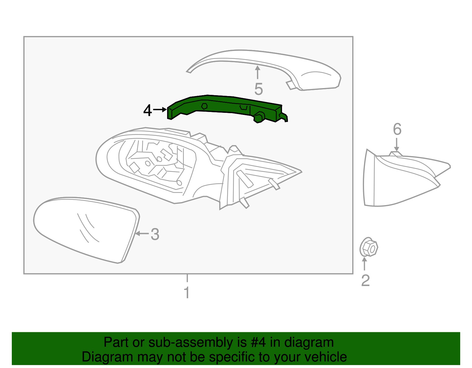 87613-D4000 - Signal Lamp 2017-2020 Kia Optima | Kia.Parts