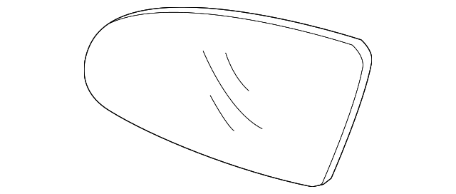 2017-2020 Kia Optima Mirror Glass 87611-A8100 | QuirkParts