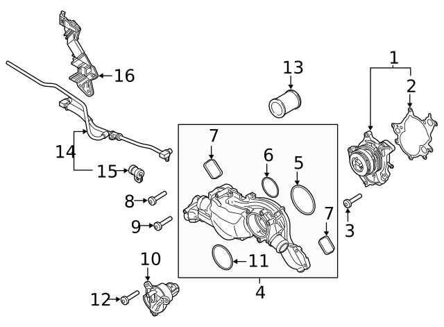 2017-2024 Porsche Connector Pipe PAB-121-237 | OEM Parts Online