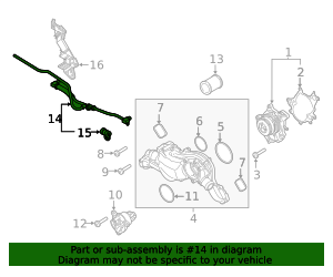 2017-2023 Porsche Panamera Breather Tube PAB-121-455-B | Sunset Porsche ...