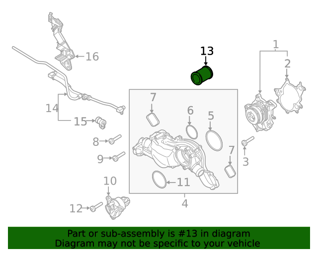 2017-2024 Porsche Connector Pipe PAB-121-237 | OEM Parts Online
