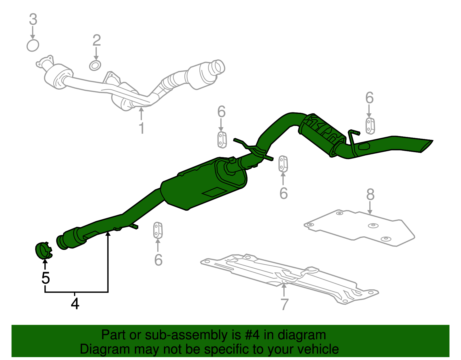 85052291 - F Muffler 2015-2019 GM | GMPartsNow