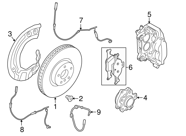 2021-2024 BMW Brake Pads 34106898192 | OEM Parts Online
