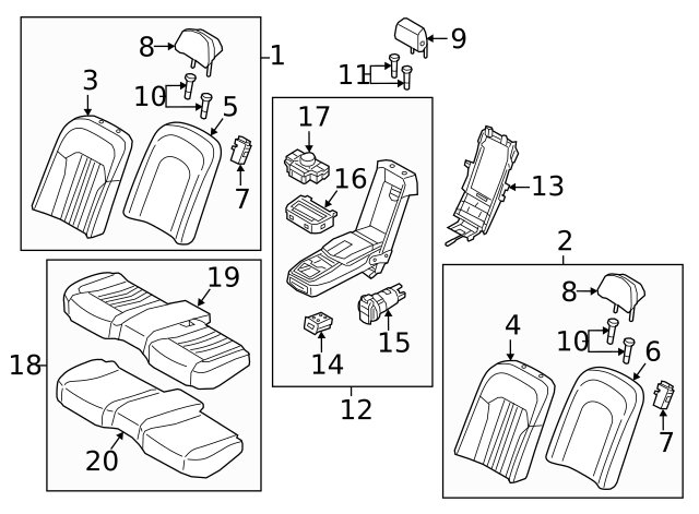 2021-2022 Genesis G90 USB Port 96121-D2700-4X | QuirkParts