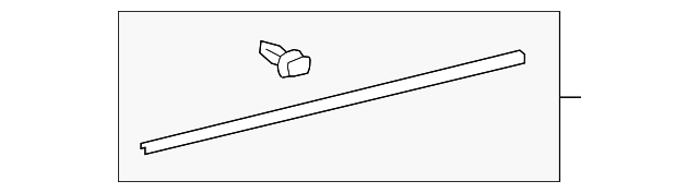 2013-2020 Lexus Lower Weather-Strip 67864-30150 | OEM Parts Online